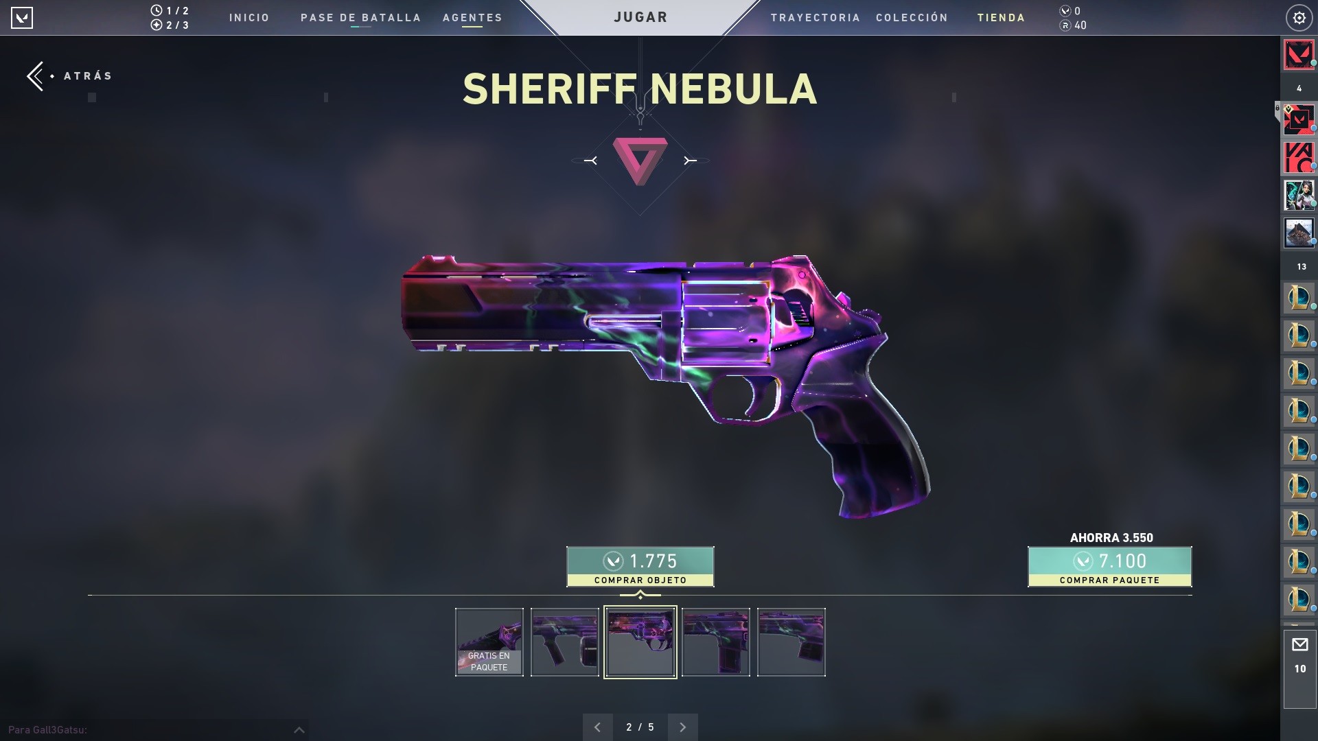 VALORANT: Así son las nuevas skins, colección Nebula - Millenium