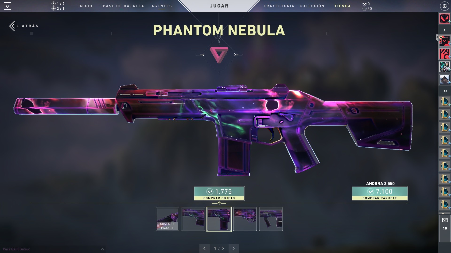 VALORANT: Así son las nuevas skins, colección Nebula - Millenium