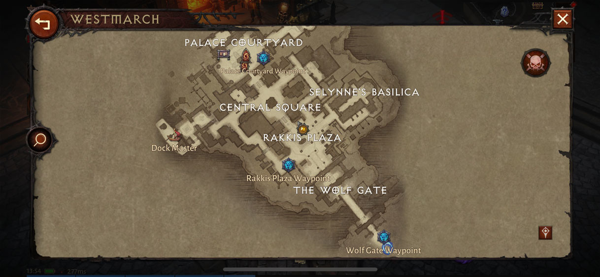 Mapa de Westmarch - Diablo Immortal: Mapa y lista de zonas del mundo ...