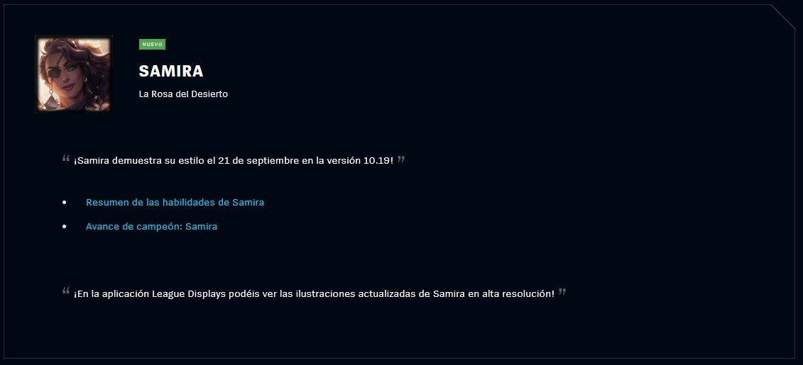 LoL: ¿Cuándo sale Samira, el nuevo campeón de League of Legends ...