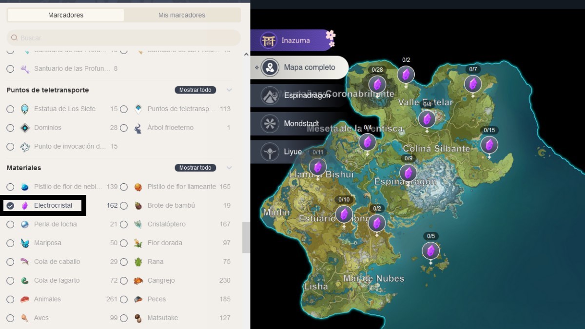 Genshin Impact - Mapa interactivo: Cómo acceder a él siempre que quieras y sacarle partido ...