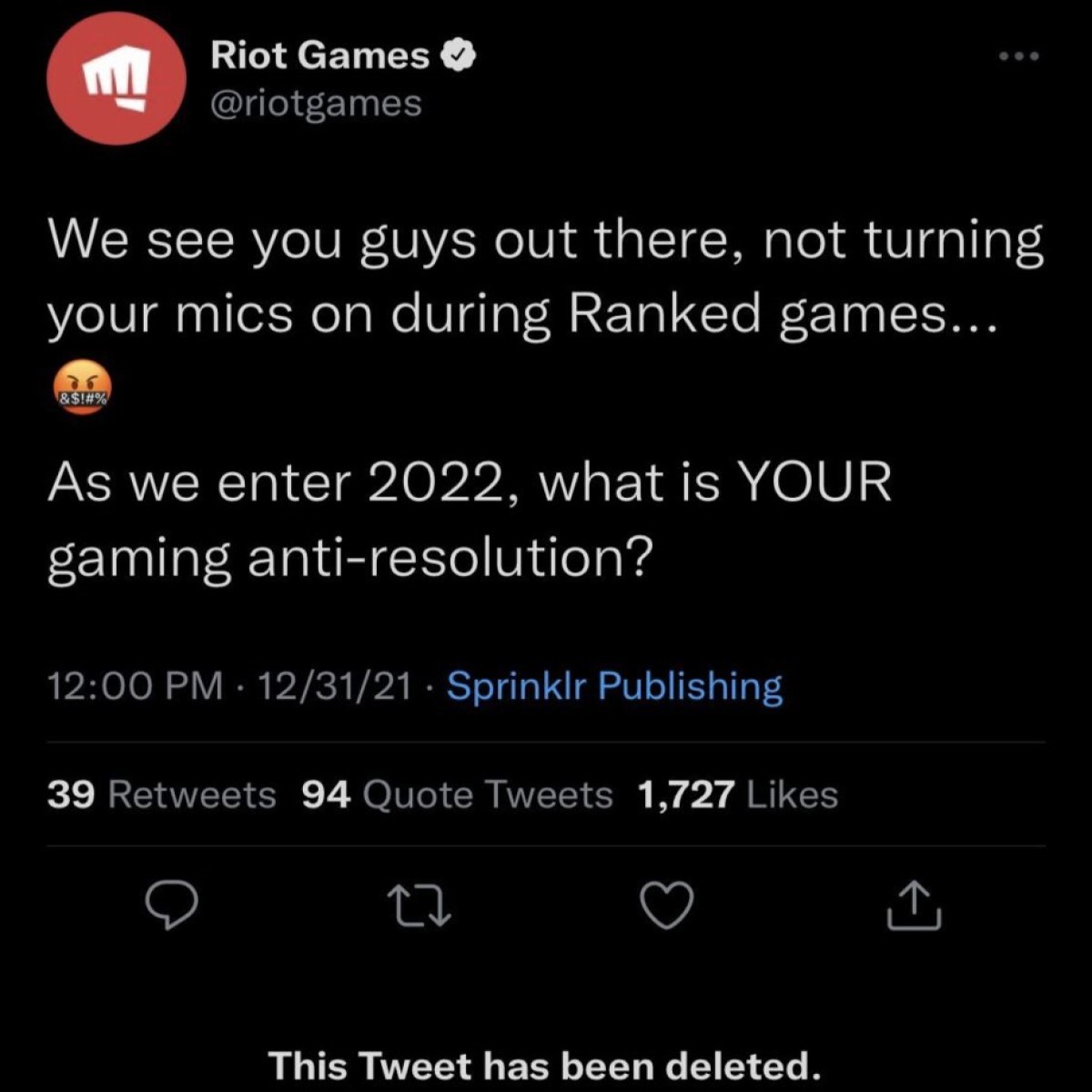 LoL: El lío de Riot Games en su Twitter oficial que ha cabreado a la ...