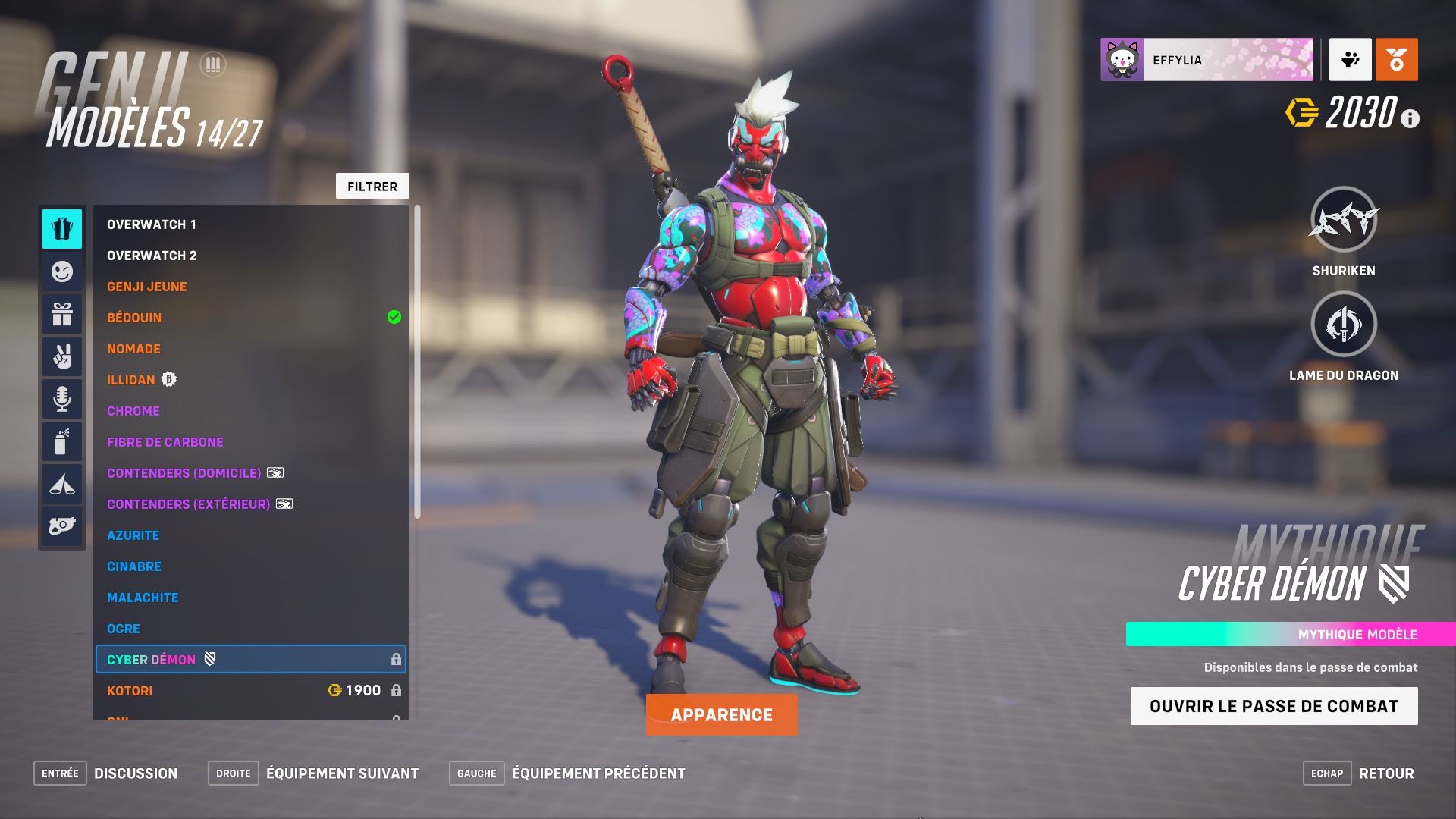 Overwatch 2 Genji Ciberdemonio: Cómo desbloquear y personalizar la skin mítica del Pase de ...