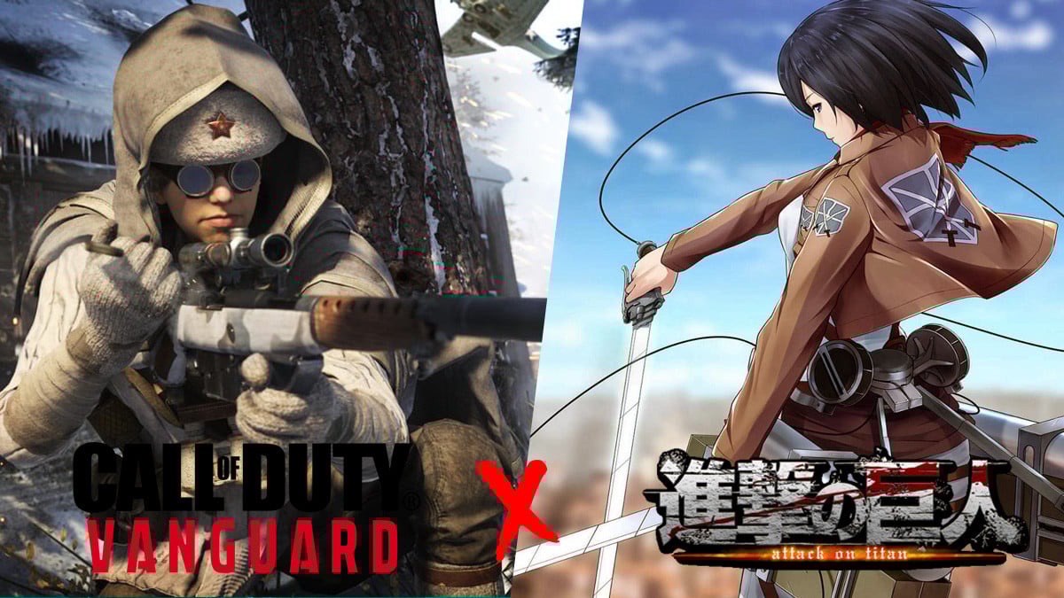 CoD Vanguard: La colaboración con Shingeki no Kyojin es casi una ...