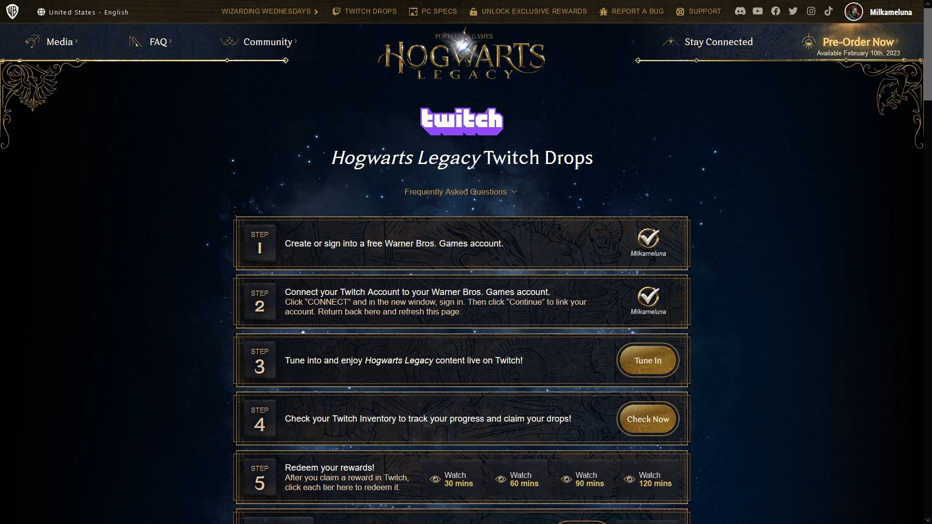 Drops Hogwarts Legacy: Consigue recompensas exclusivas para tu personaje en Twitch - Millenium