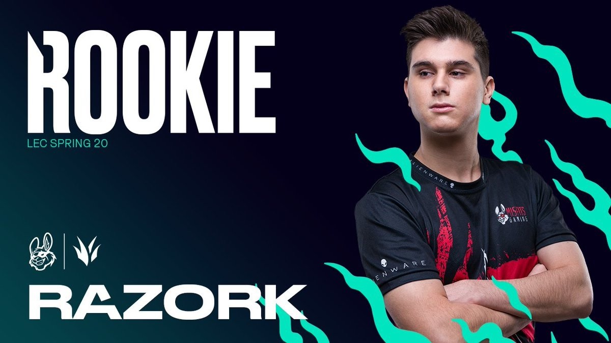 LoL: Razork se lleva el premio al rookie del Split en esta LEC 2020 ...