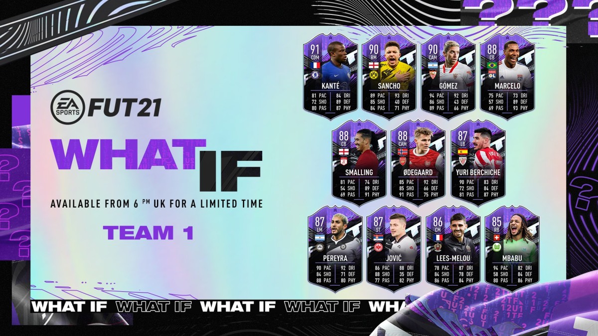 FIFA 21: Ha llegado el evento What If y su equipo 1 a Ultimate Team ...