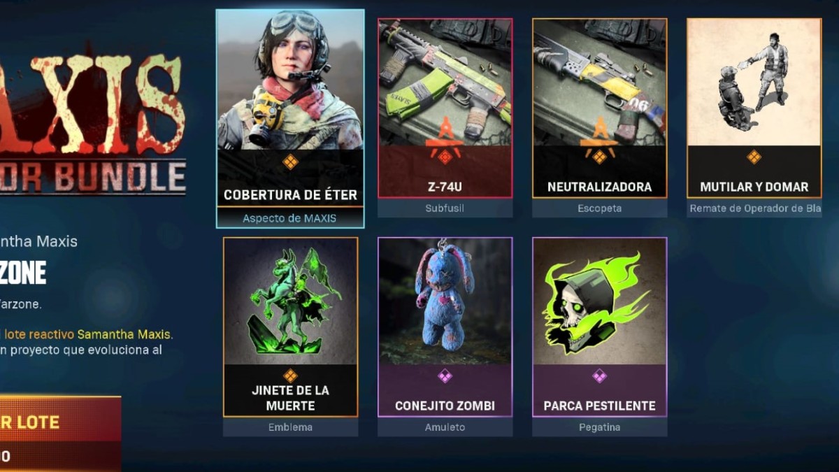 Warzone: El pack reactivo de Maxis salido del apocalipsis con una AK ...