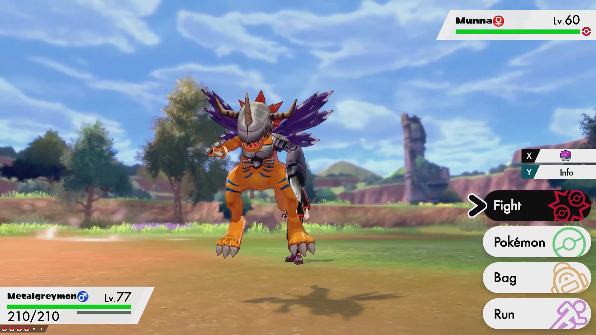 Un mod añade a los Digimon en Pokémon Espada y Escudo - Millenium