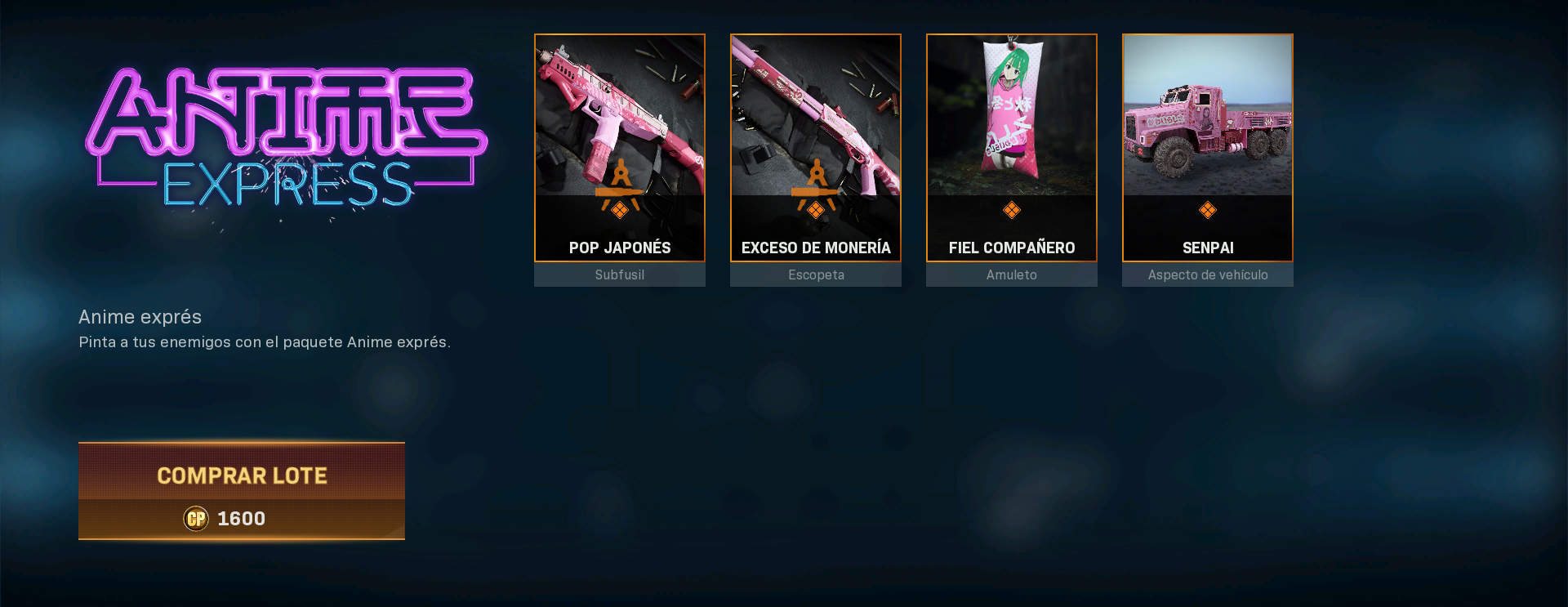 Call of Duty Modern Warfare Warzone: Pack Anime Express, ¡Camuflaje ...