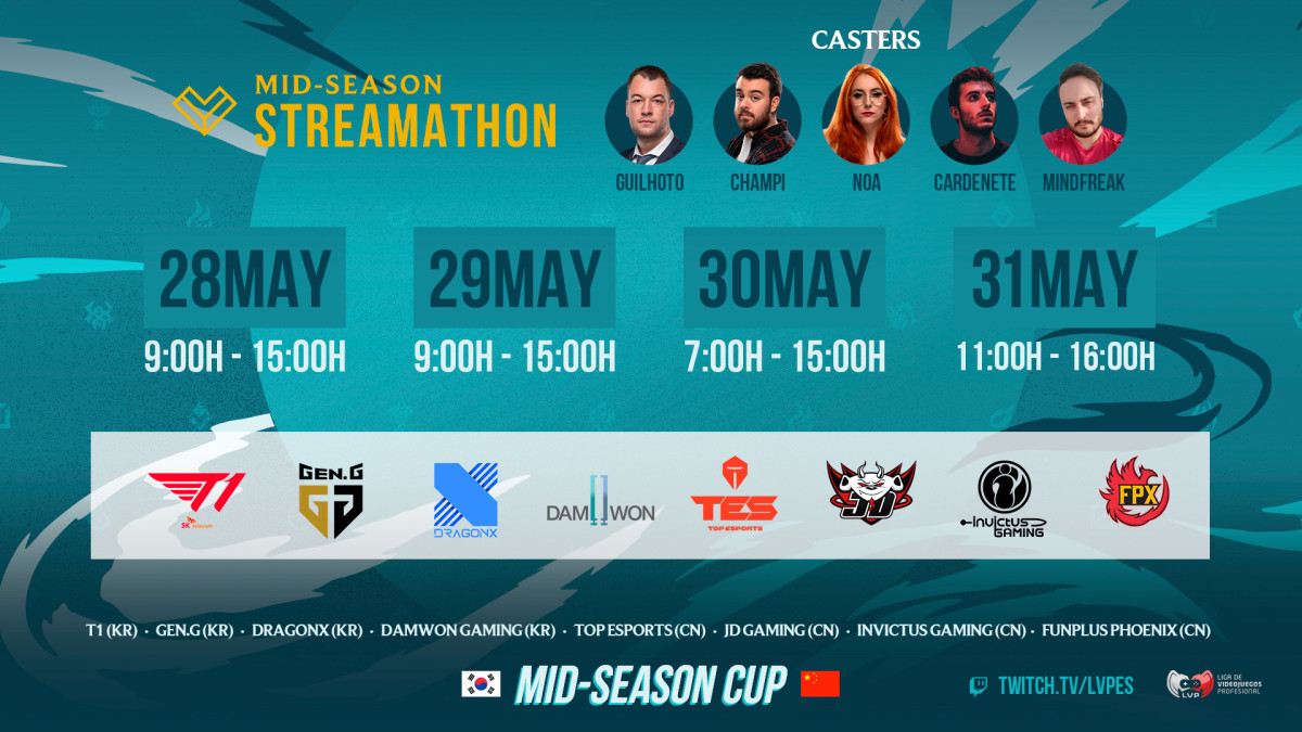 LoL: LVP tendrá emisión en español de la Mid-Season Cup, el torneo ...