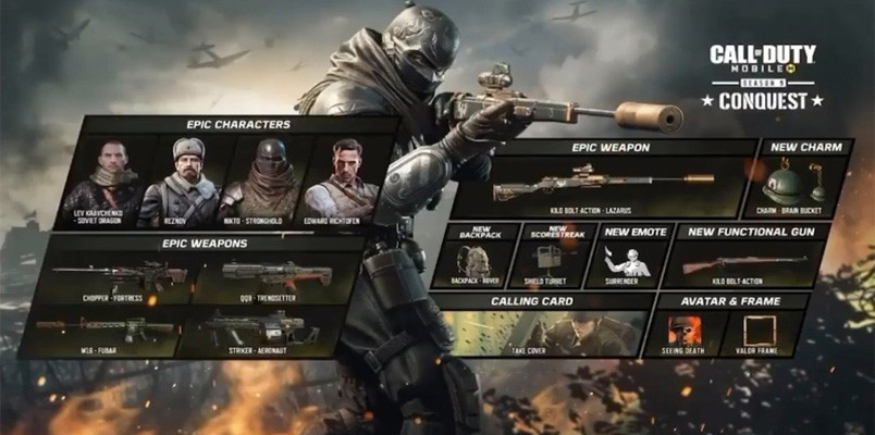 Call of Duty Mobile Temporada 9: Conquest - Novedades, requisitos, Pase de Batalla y cambios ...