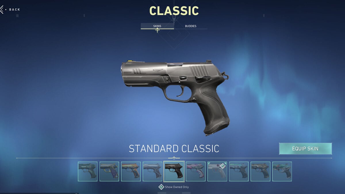Valorant - Skins armas: Todos los aspectos de la Classic, la pistola básica del juego - Millenium