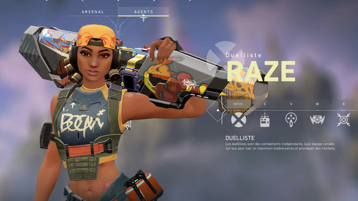 Valorant: Raze, habilidades y presentación del agente - Millenium