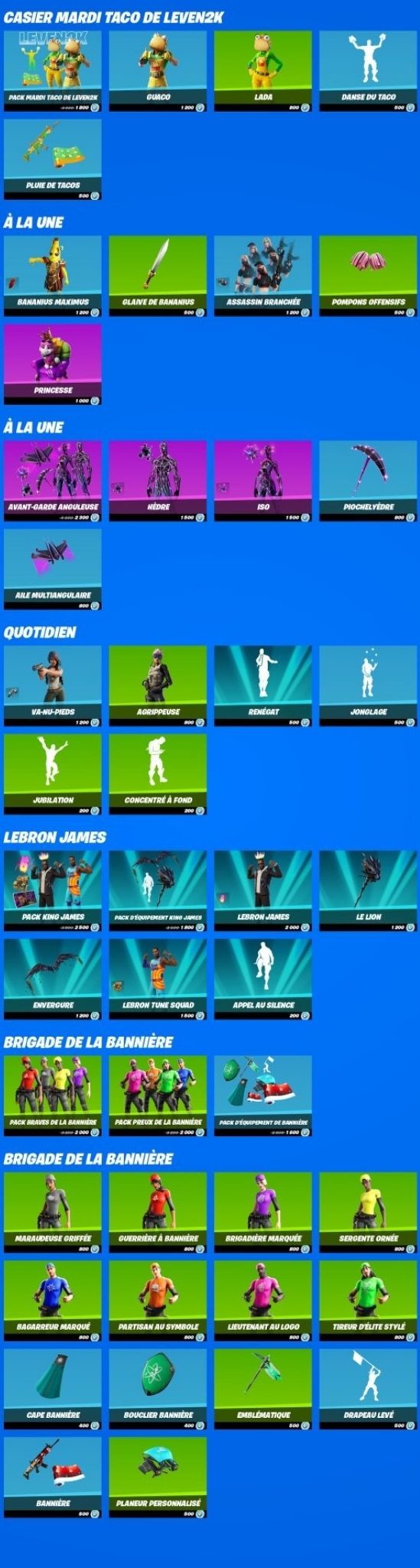 Fortnite: Las skins de Guaco y Lada están disponibles en la tienda del ...