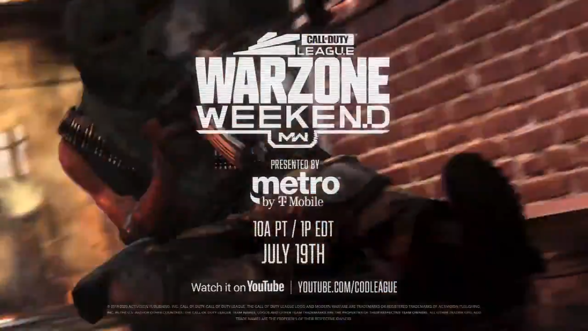 Call of Duty League Warzone Weekend: La competición de Warzone vuelve ...