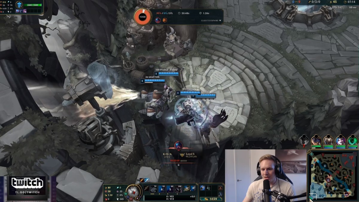 LoL: Broxah sufre en SoloQ con todo su equipo AFK al minuto 6 - Millenium