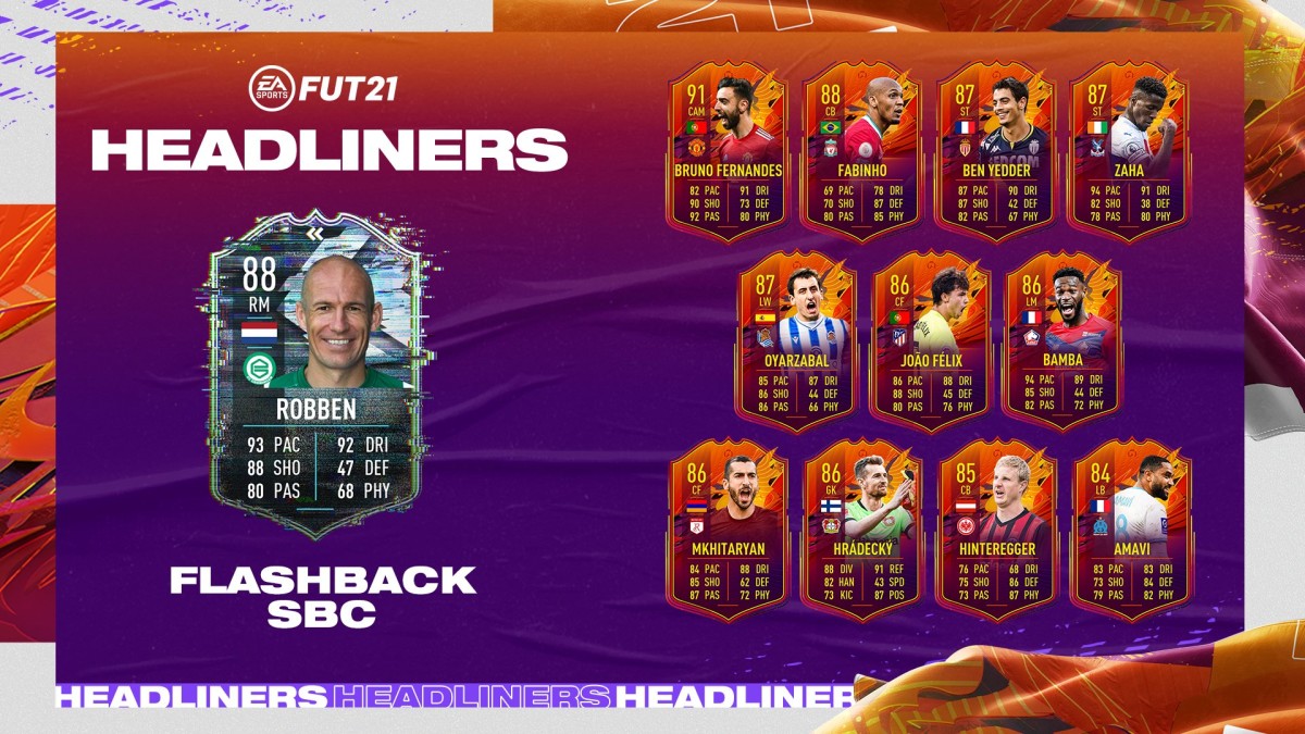 FIFA 21: Robben SBC Flashback, cómo completar el desafío en FUT - Millenium