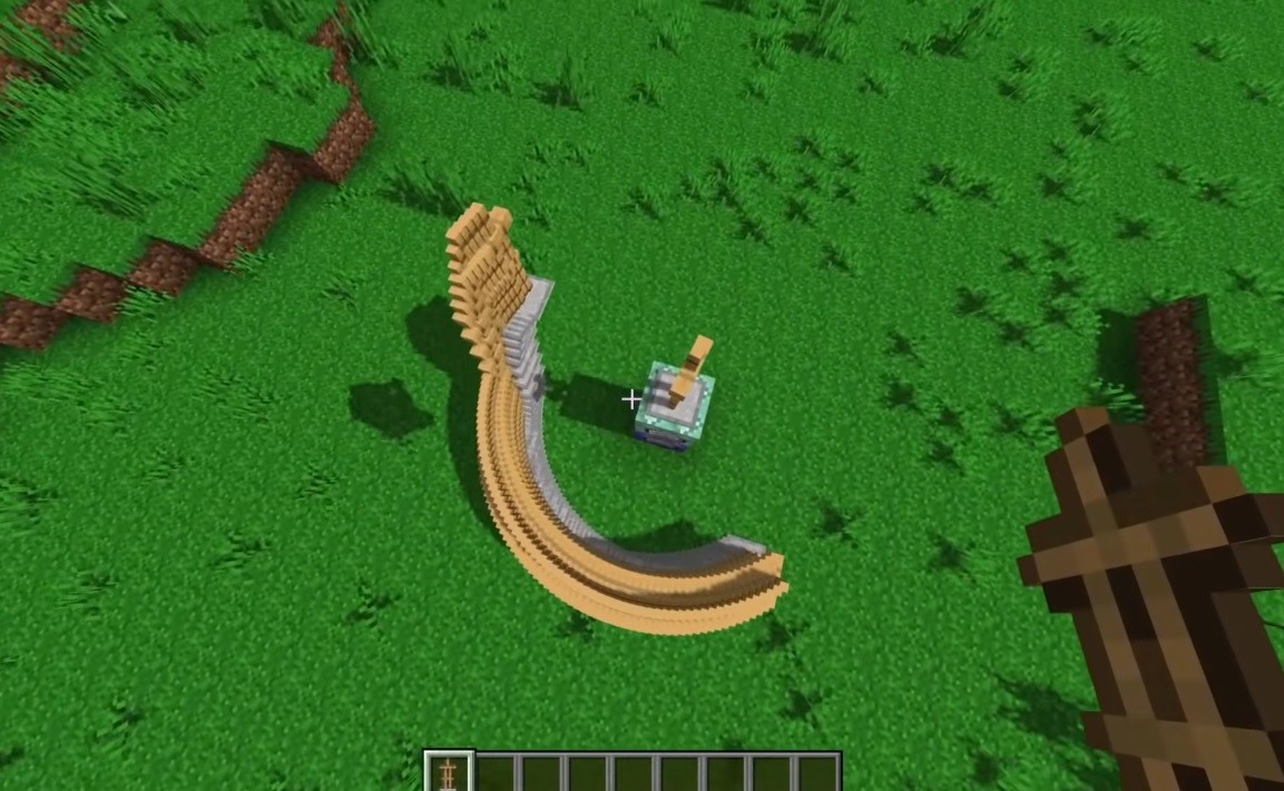 Minecraft: ¿Se puede hacer un círculo con cubos cuadrados? Sí, pero ...