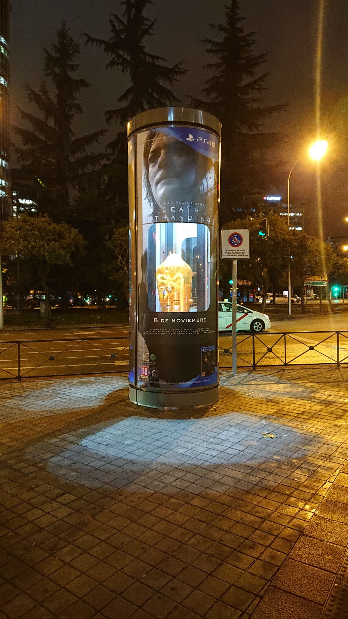 Death Stranding y el BB Pod invaden las calles de Madrid - Millenium