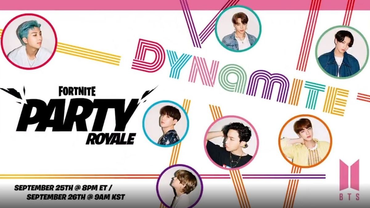 Fortnite: El K-Pop de BTS hará el estreno mundial de Dynamite en Fiesta ...