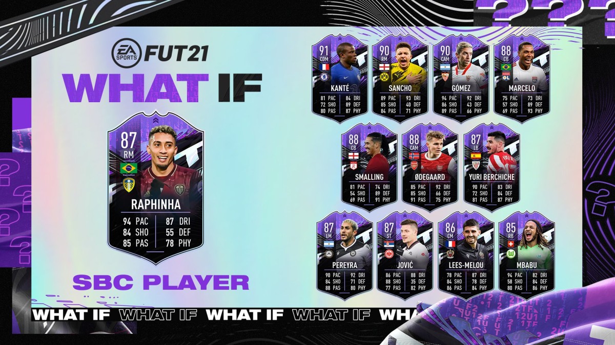 Fifa 21 La Mejor Solución Al Sbc De Raphinha What If En Fut 21 ¿merece