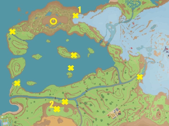 Pokémon Escarlata y Púrpura: Ubicación de todas las Estacas de cada ...