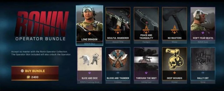 Modern Warfare y Warzone reciben un nuevo Operador: Ronin - Millenium