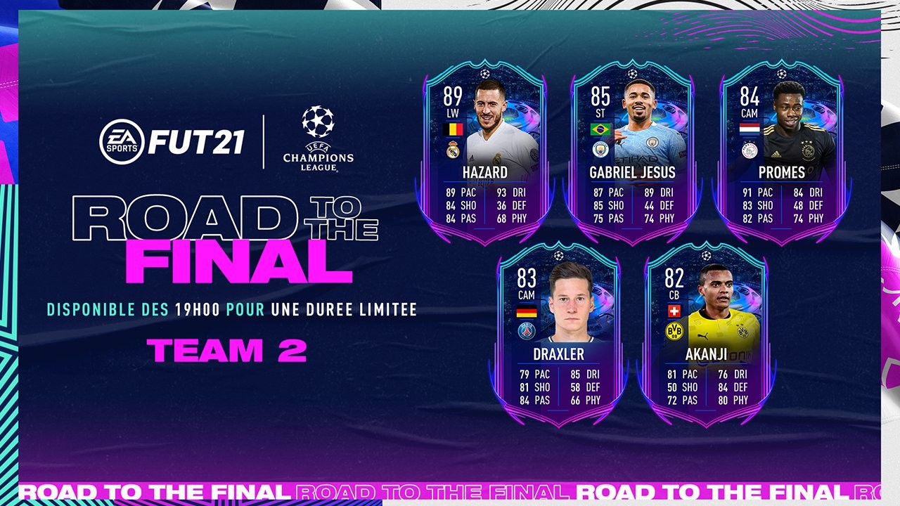 FUT 21: El segundo equipo de Road To The Final 2 (RTTF) al completo, el ...