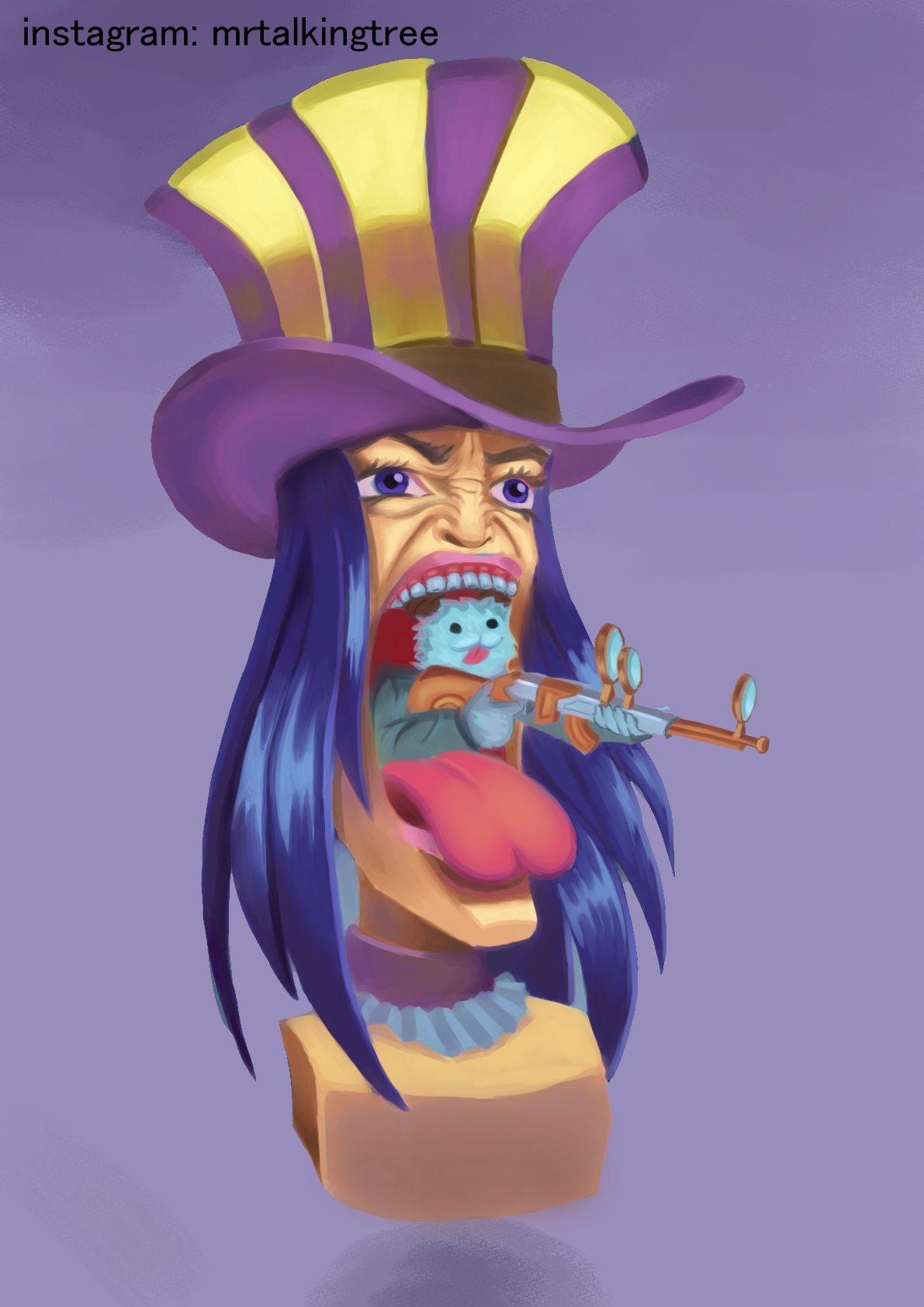 LoL: Una aterradora ilustración de Caitlyn horroriza a la comunidad ...