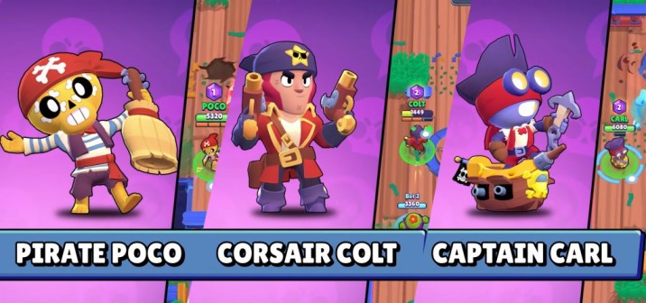 Nueva actualización de Brawl Stars: ¡Brawlidad! -Bea y Max , un barco pirata, más skins y más ...