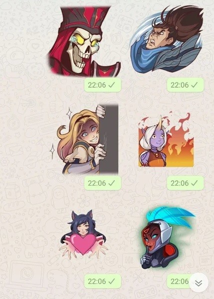 LoL: Stickers para Whatsapp oficiales de League of Legends - Millenium
