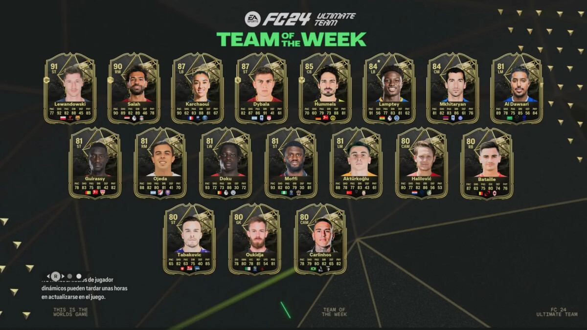 EA Sports FC 24: Un nuevo bug en el juego llena de oros la elección del ...